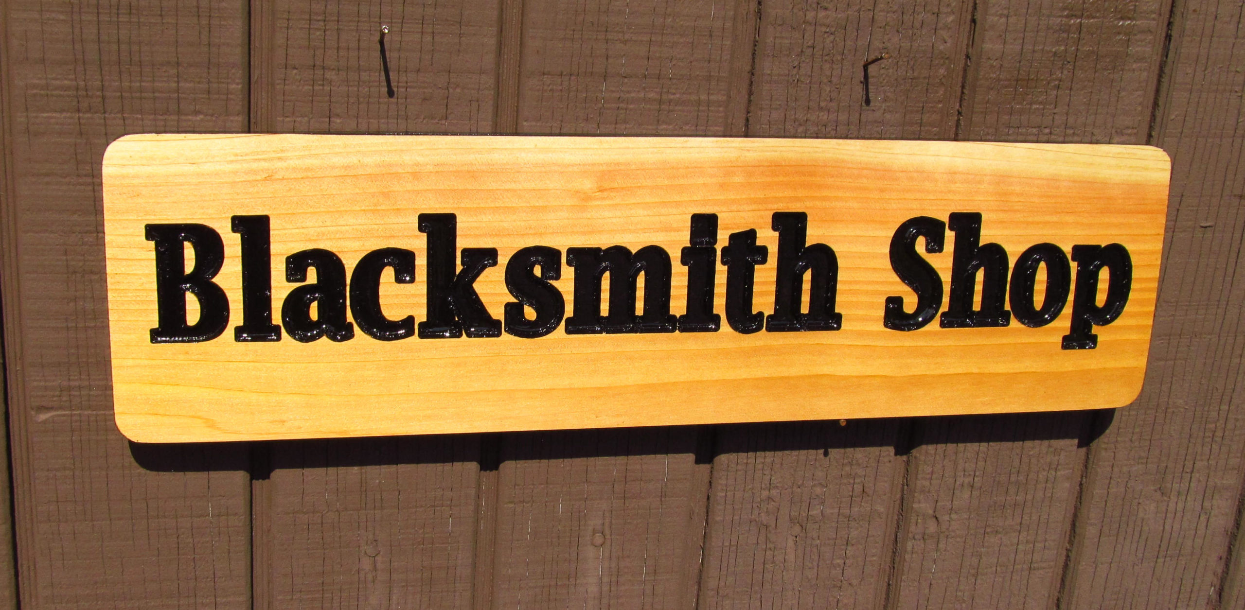 Customize this Carved Cedar Wood Park Sign - Custom Signs