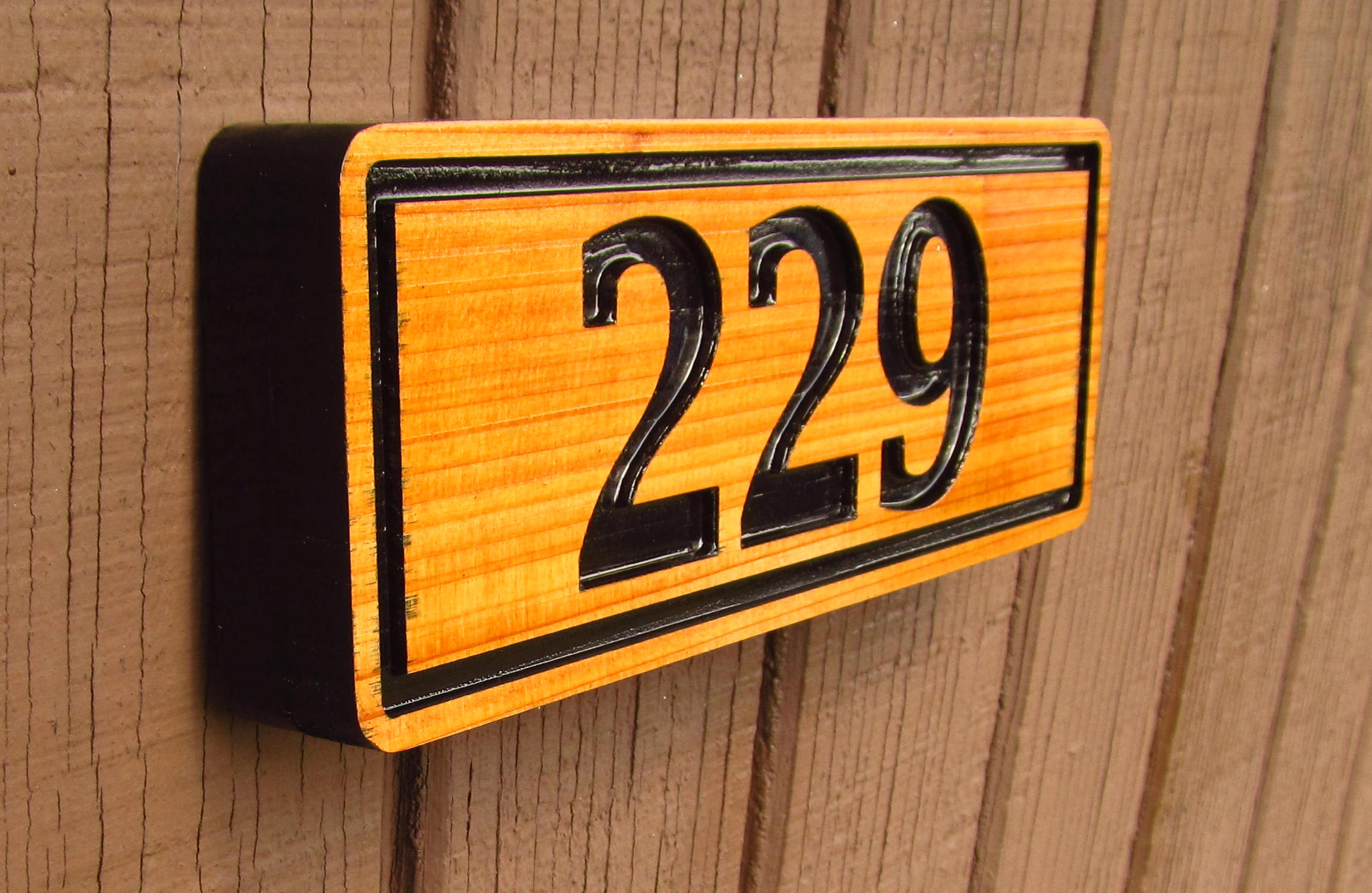 Double Sided House Number Sign - Custom Signs