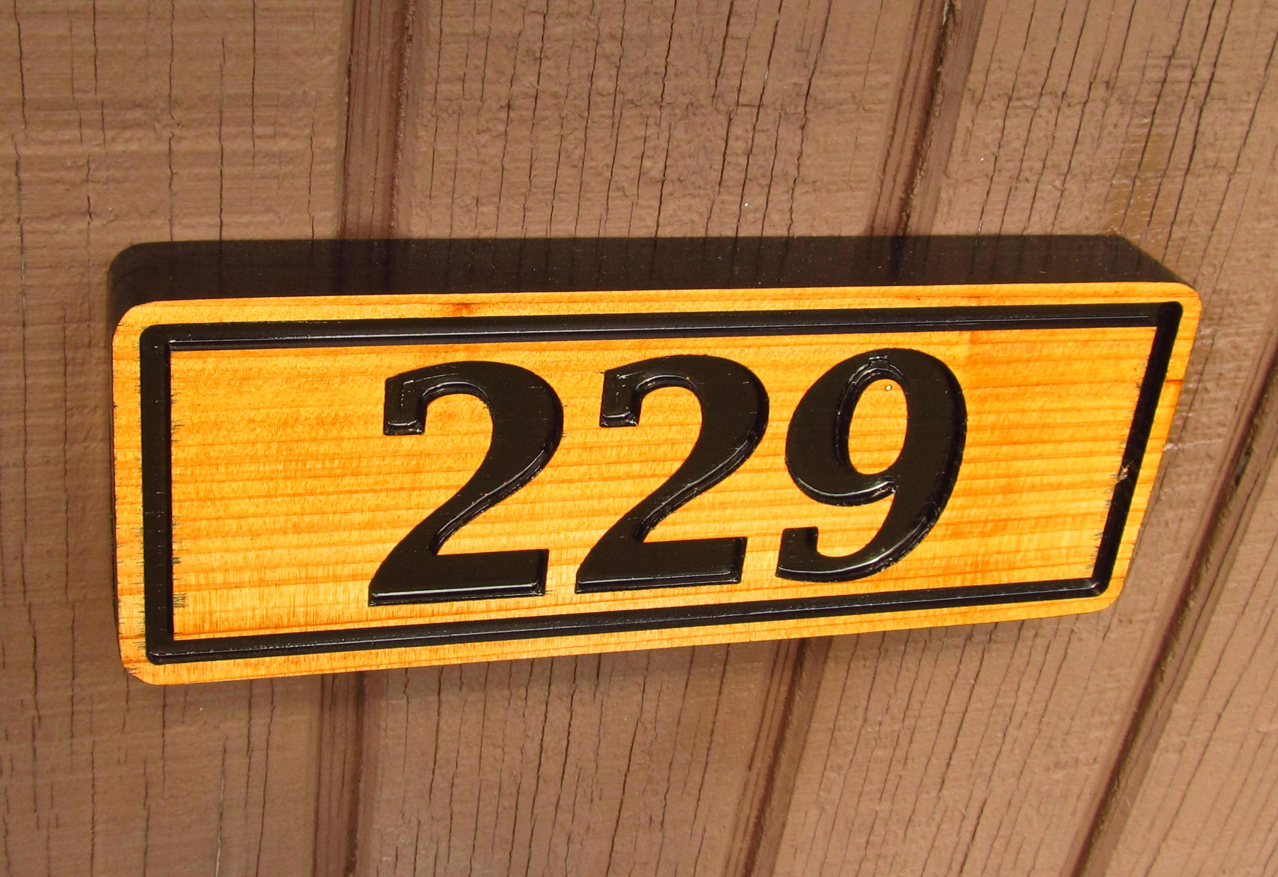 Double Sided House Number Sign - Custom Signs
