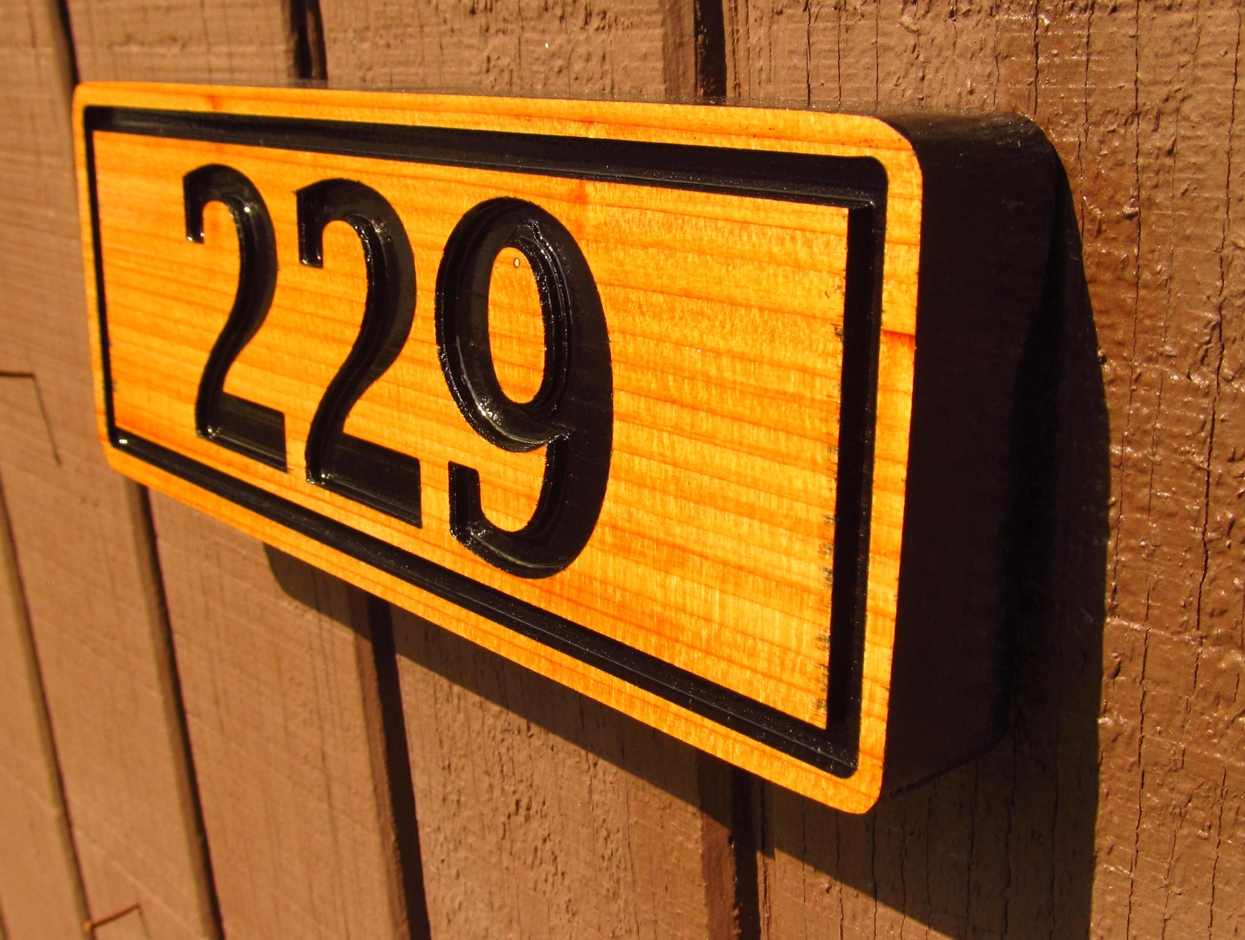 Double Sided House Number Sign - Custom Signs