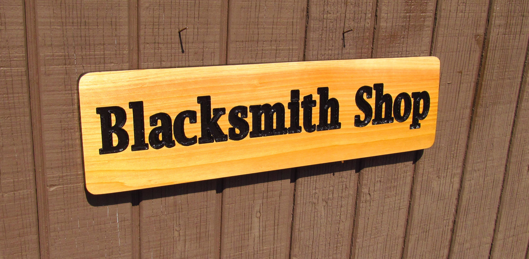 Customize this Carved Cedar Wood Park Sign - Custom Signs